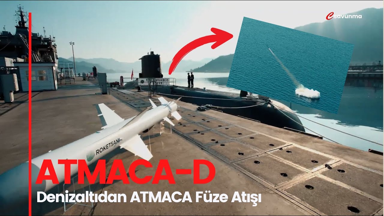 ATMACA Güdümlü Mermisi: Denizaltıdan Test Atışı Başarıyla ...